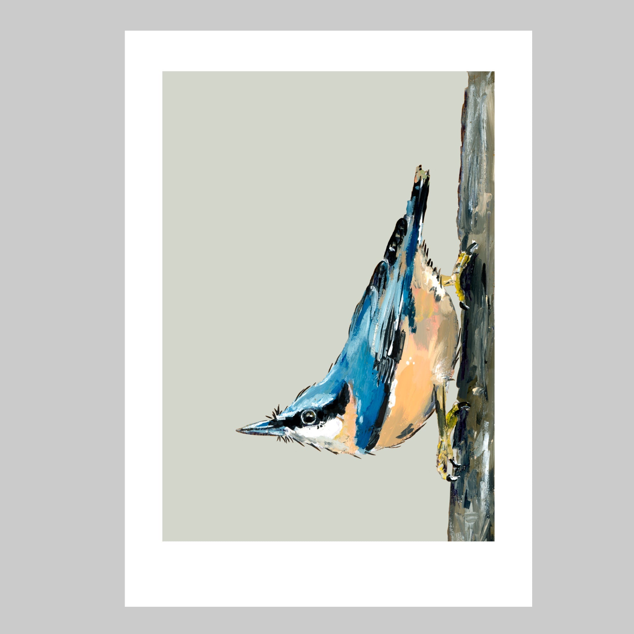 Nuthatch Art Print - Strudel – Ellwood Parker