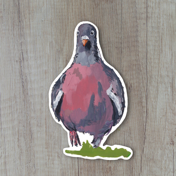 Pigeon Sticker - Poopy – Ellwood Parker