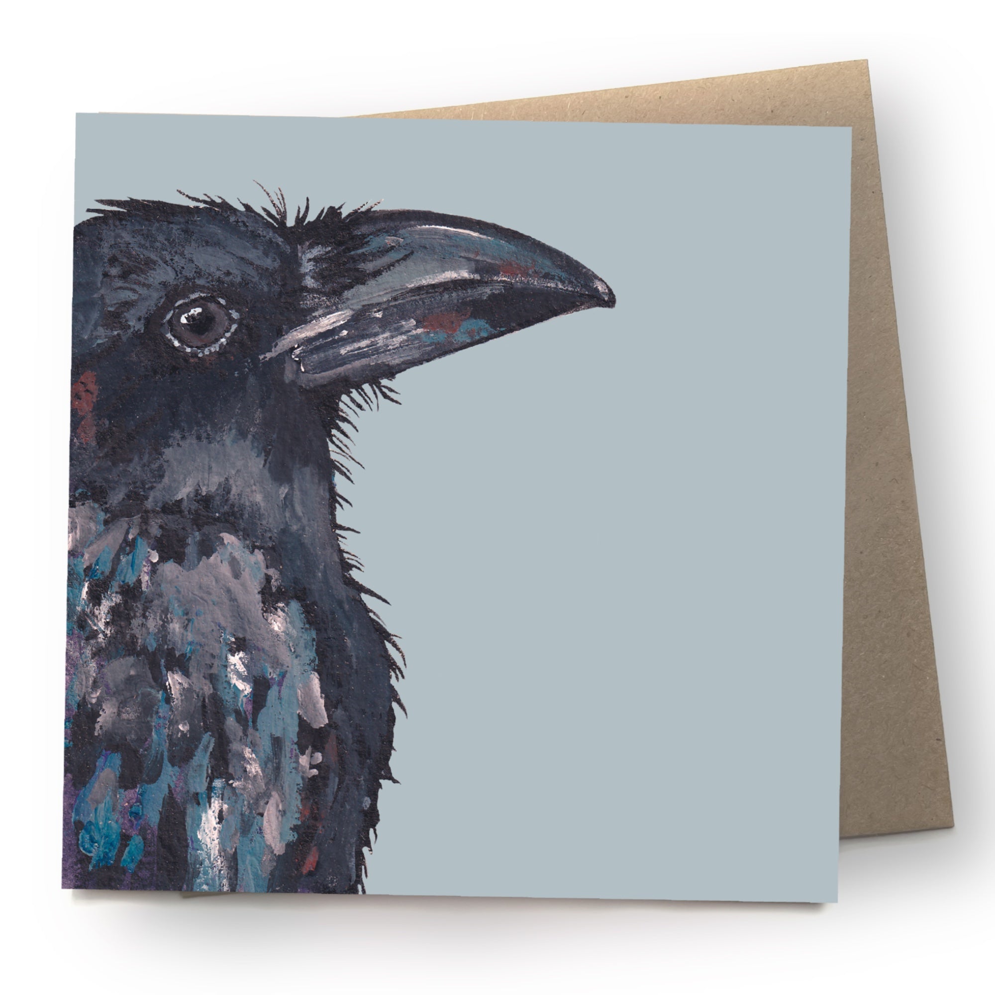 Raven Greetings Card - Fancypants – Ellwood Parker